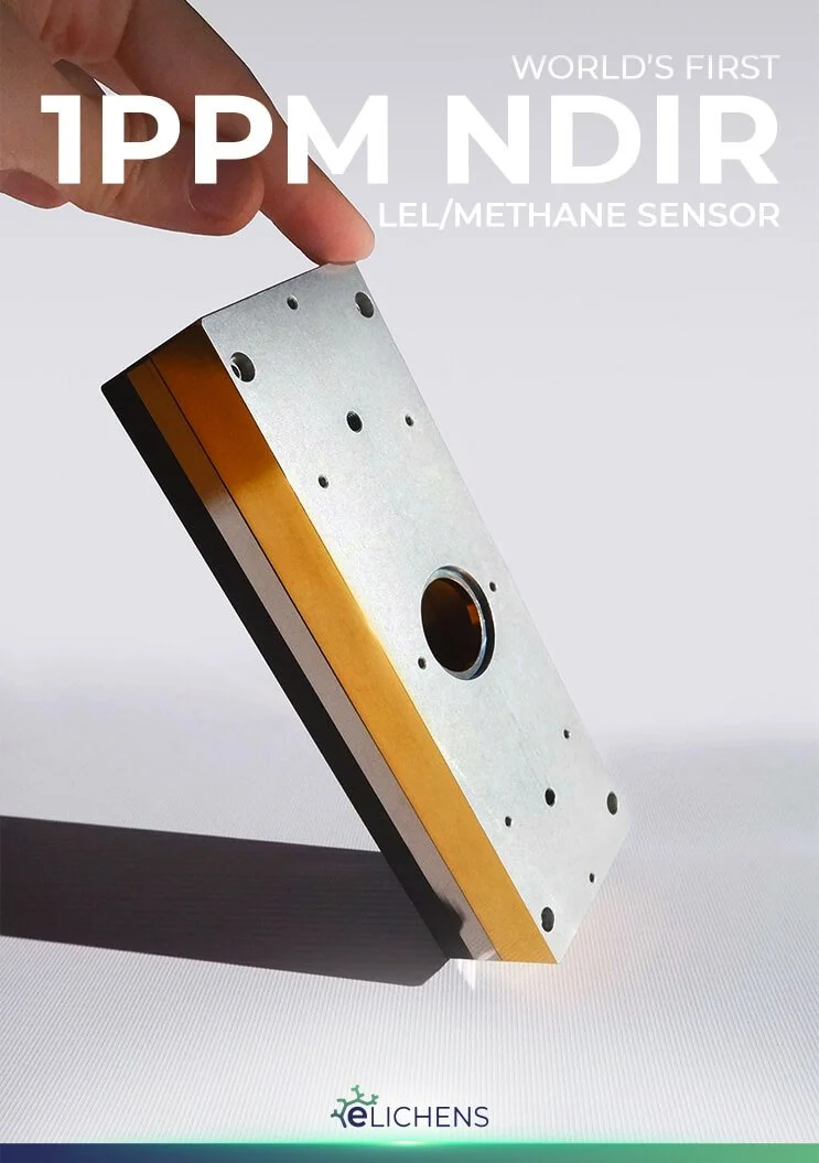 World's first 1-ppm NDIR LEL/Methane sensor prototype — eLichens