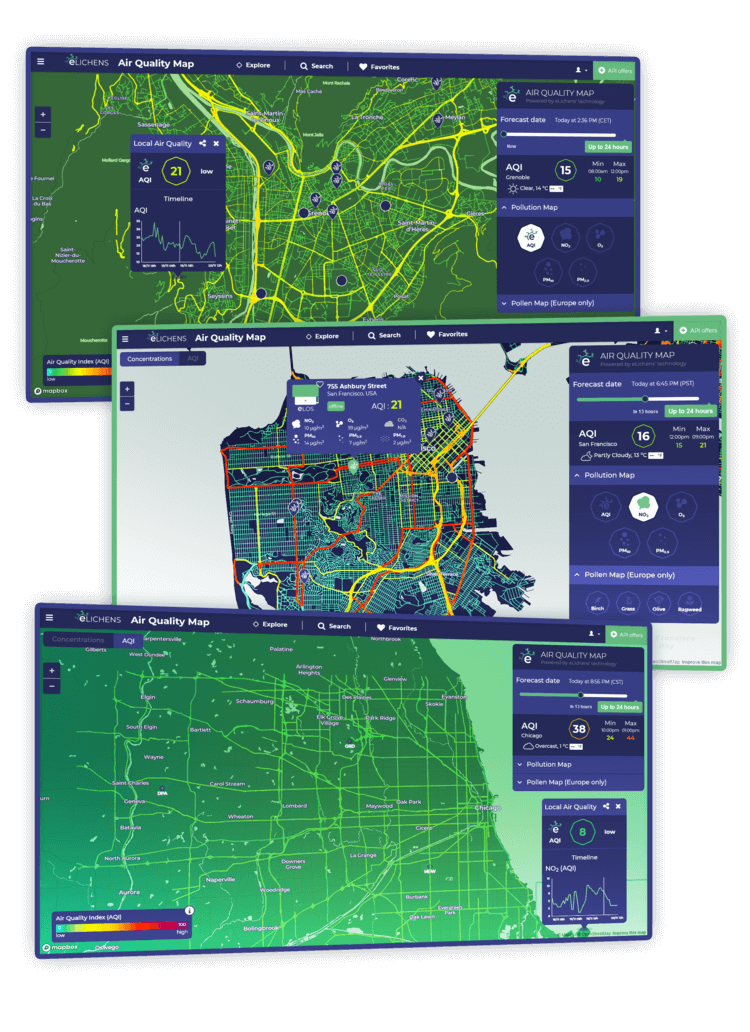 eLichens - Air Quality Solutions - smart gas sensors and stations