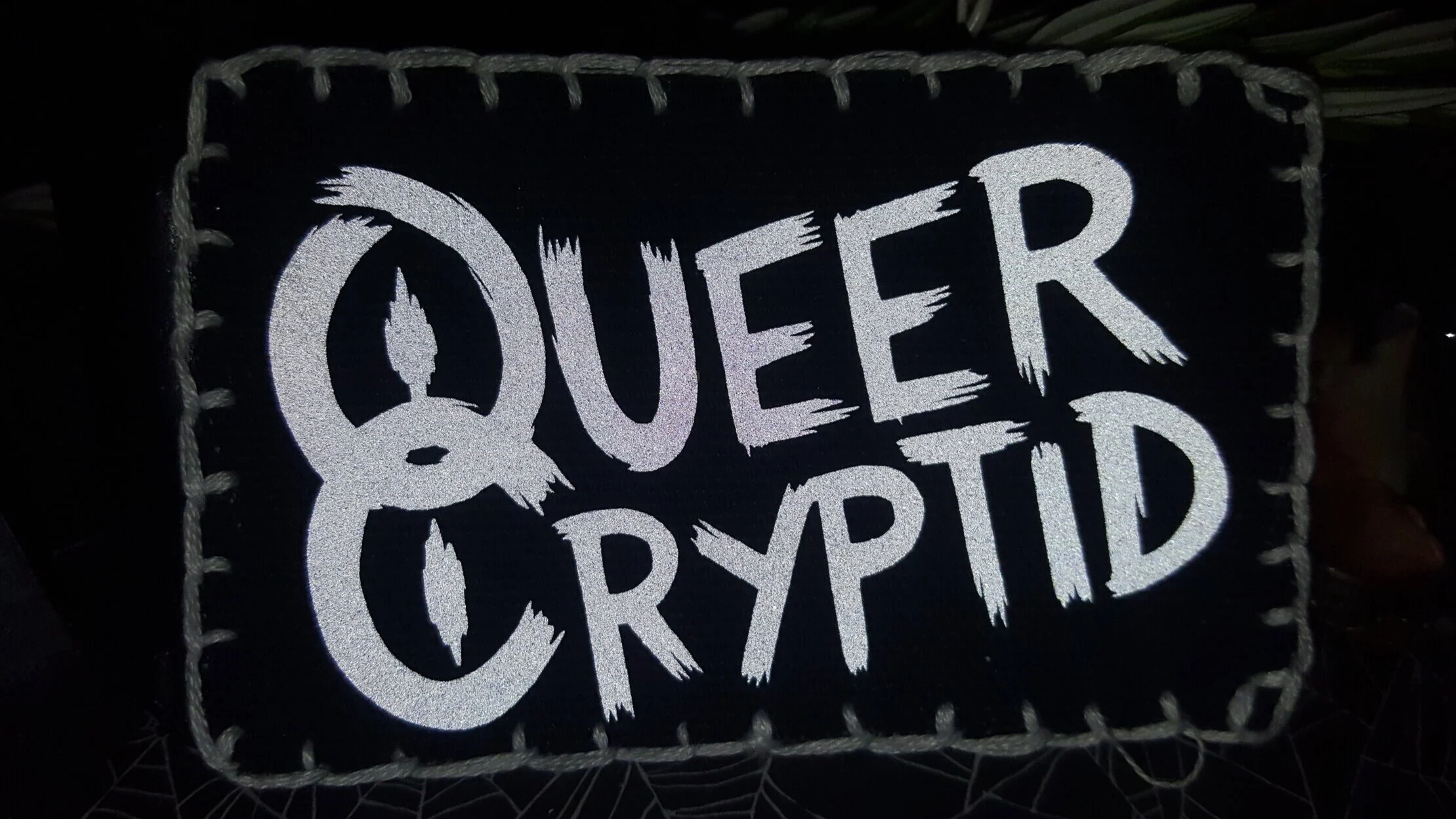 Cartoonists Against Fascism Embroidered Patch — Non-Newtonian Gender Fluid