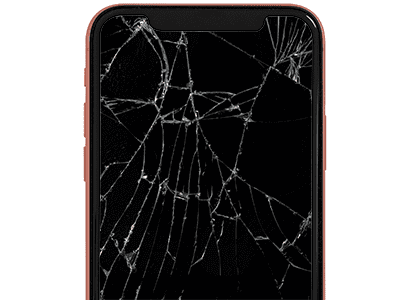 Broken Iphone Lcd Screen
