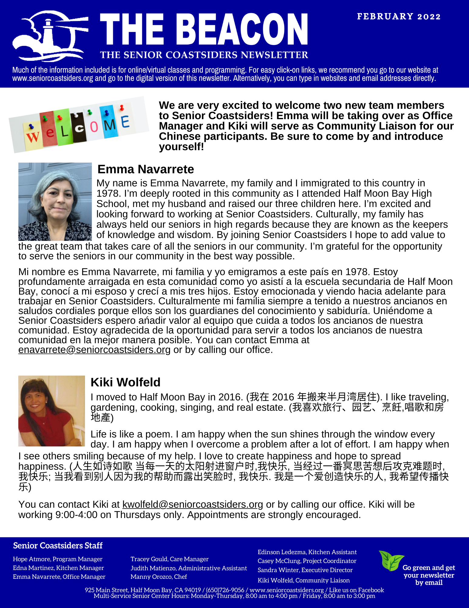 The Beacon — Senior Coastsiders