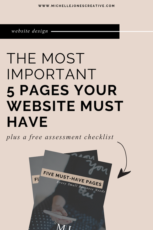 Five Must-Have Pages Every Small Business Website Needs — Michelle ...