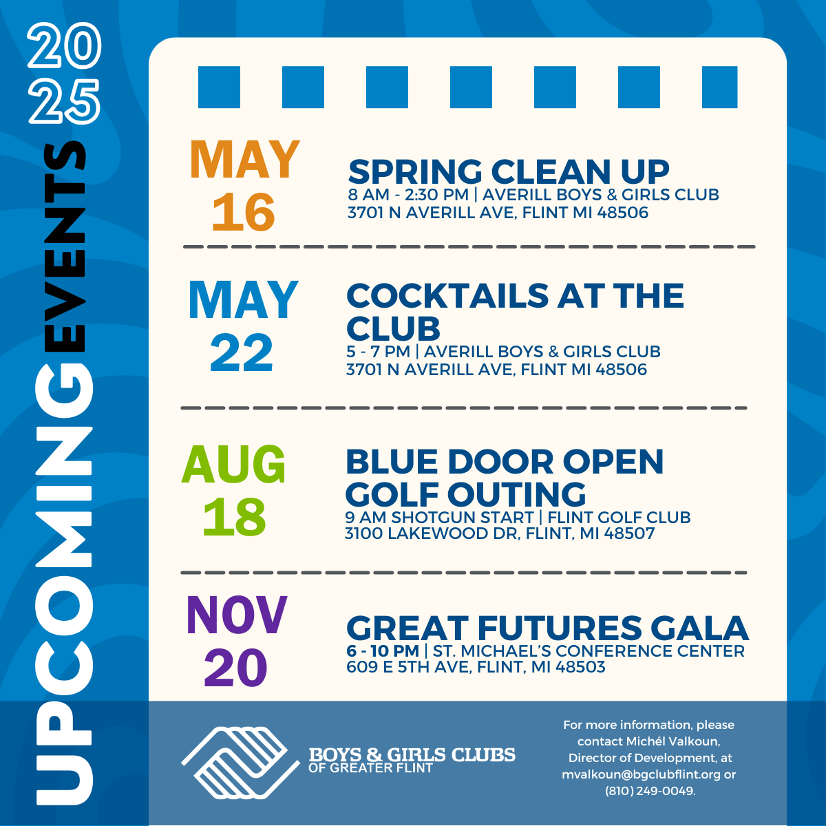 Boys & Girls Clubs of Greater Flint - About Our Events