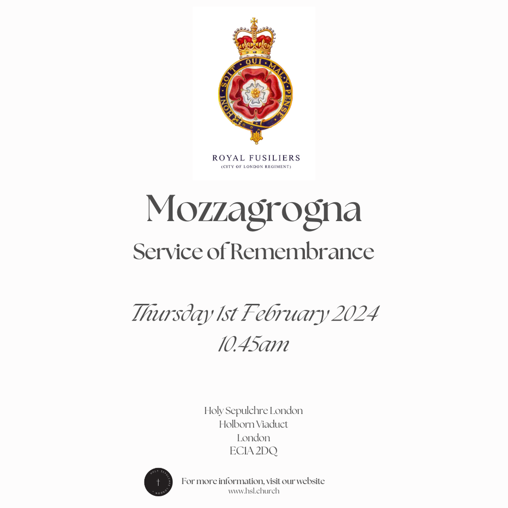 Events at Holy Sepulchre London — Holy Sepulchre London