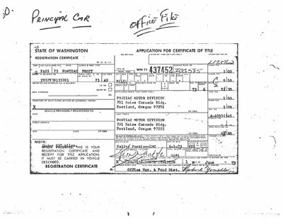 McQ's 1973 Trans Am--Info Uncovered On Four Movie Cars! — PontiacV8.com