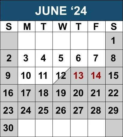 Annual School Calendar — Blue Rock School