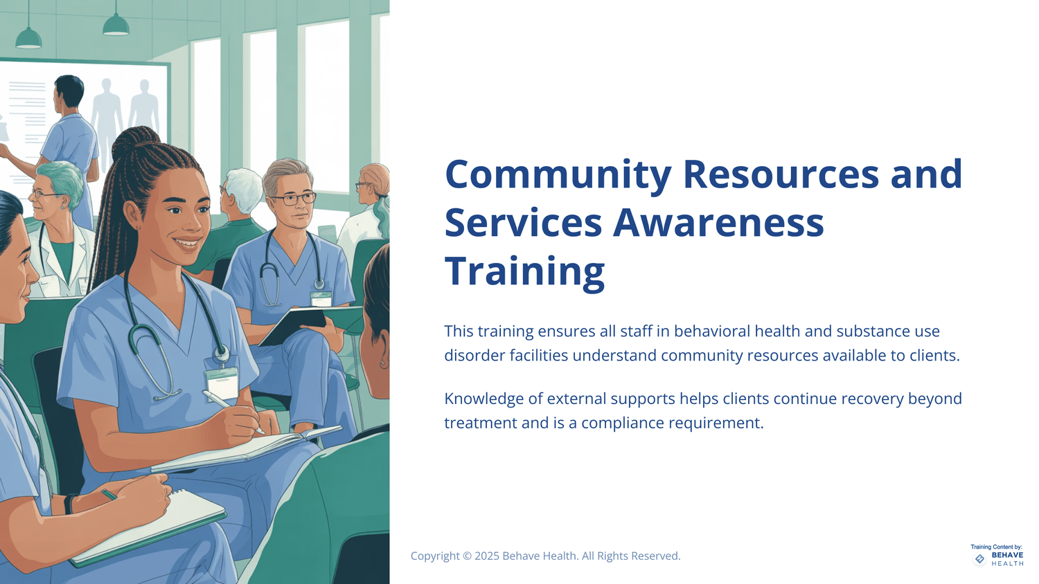 California DHCS Required Training Content — Behavehealth.com