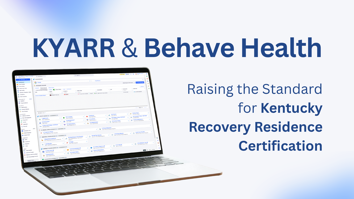 KYARR and Behave Health Streamline Certification for Kentucky Recovery ...