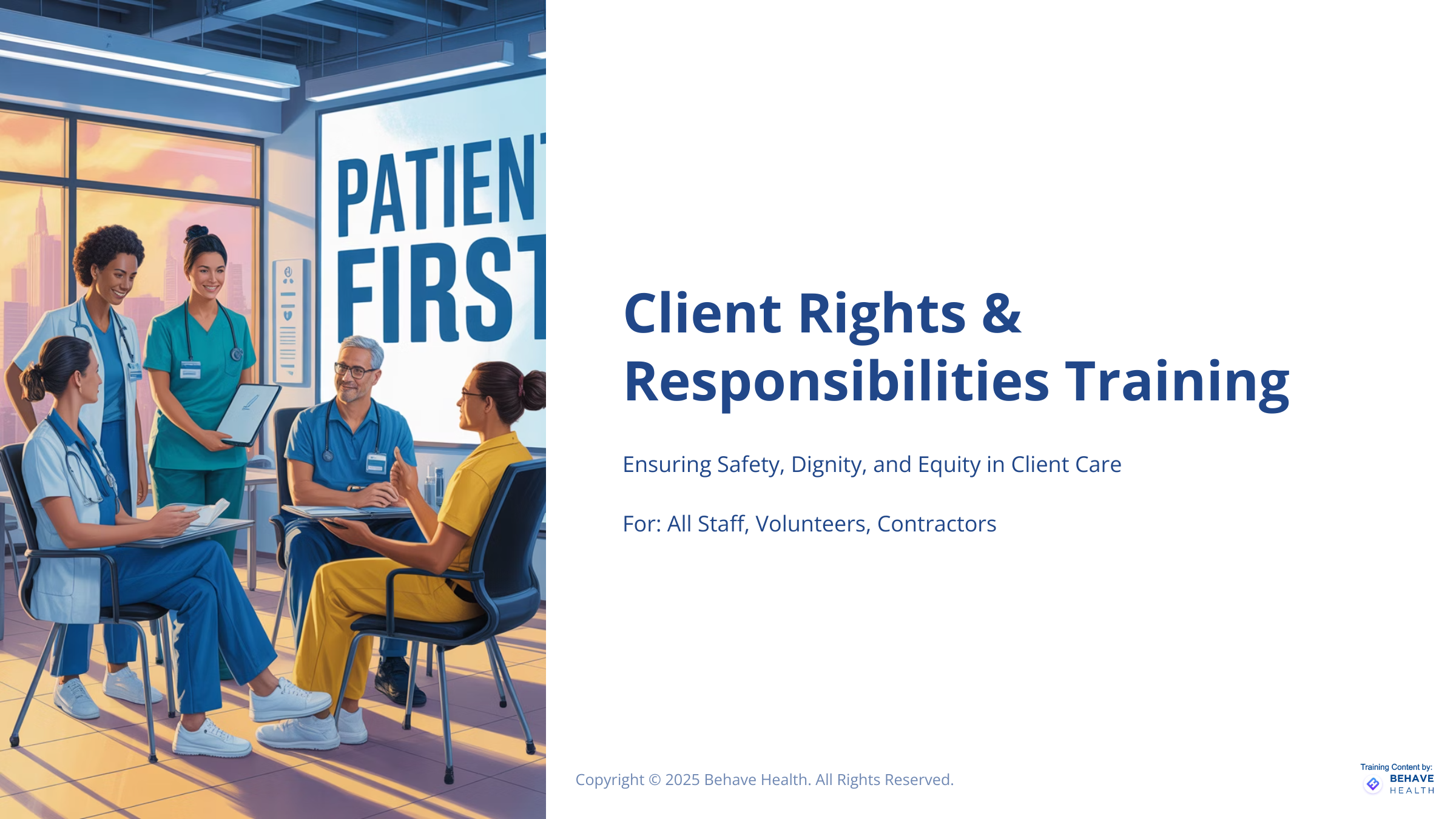 California DHCS Required Training Content — Behavehealth.com