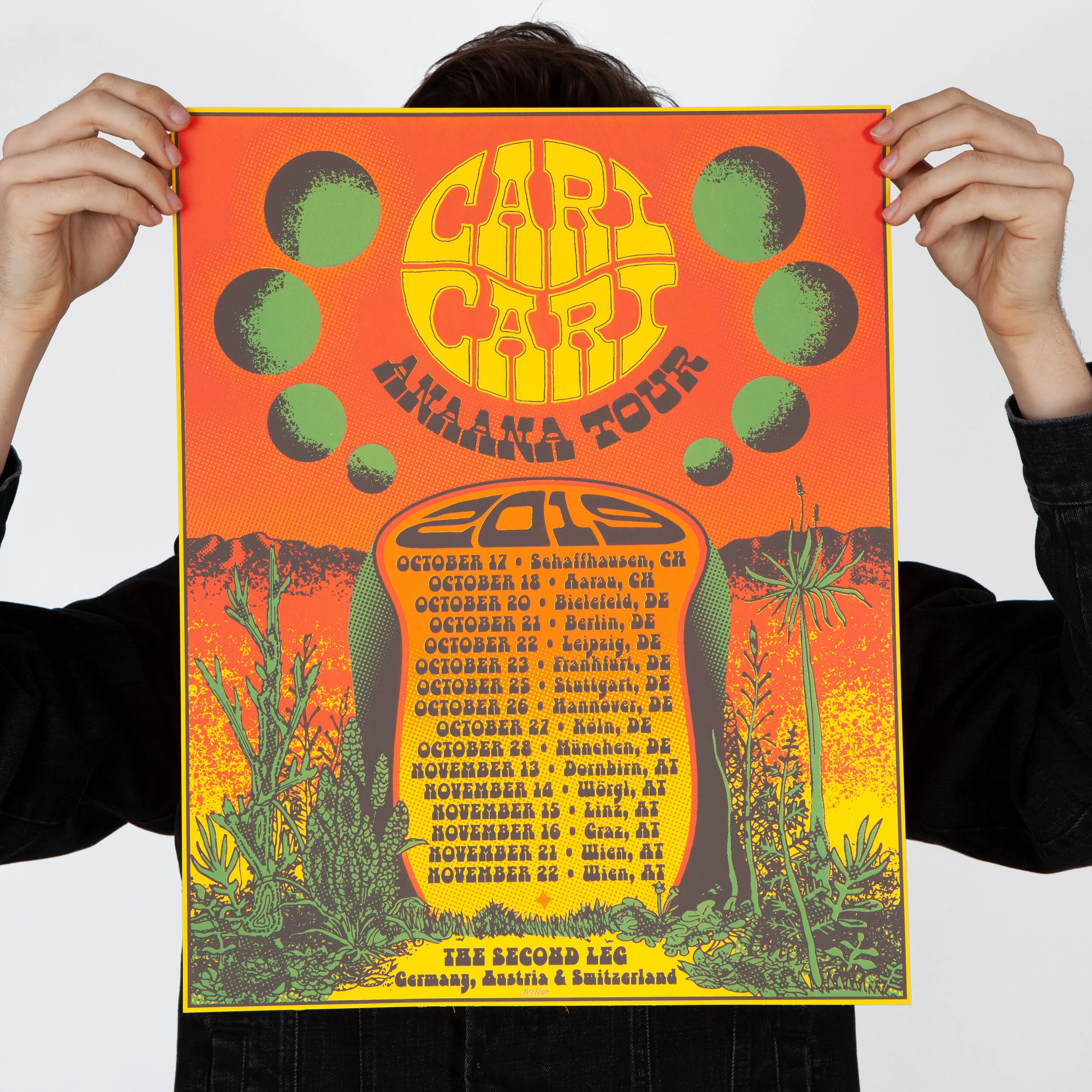 Limited Edition Screen Print Tour Poster — Cari Cari Band | The ...