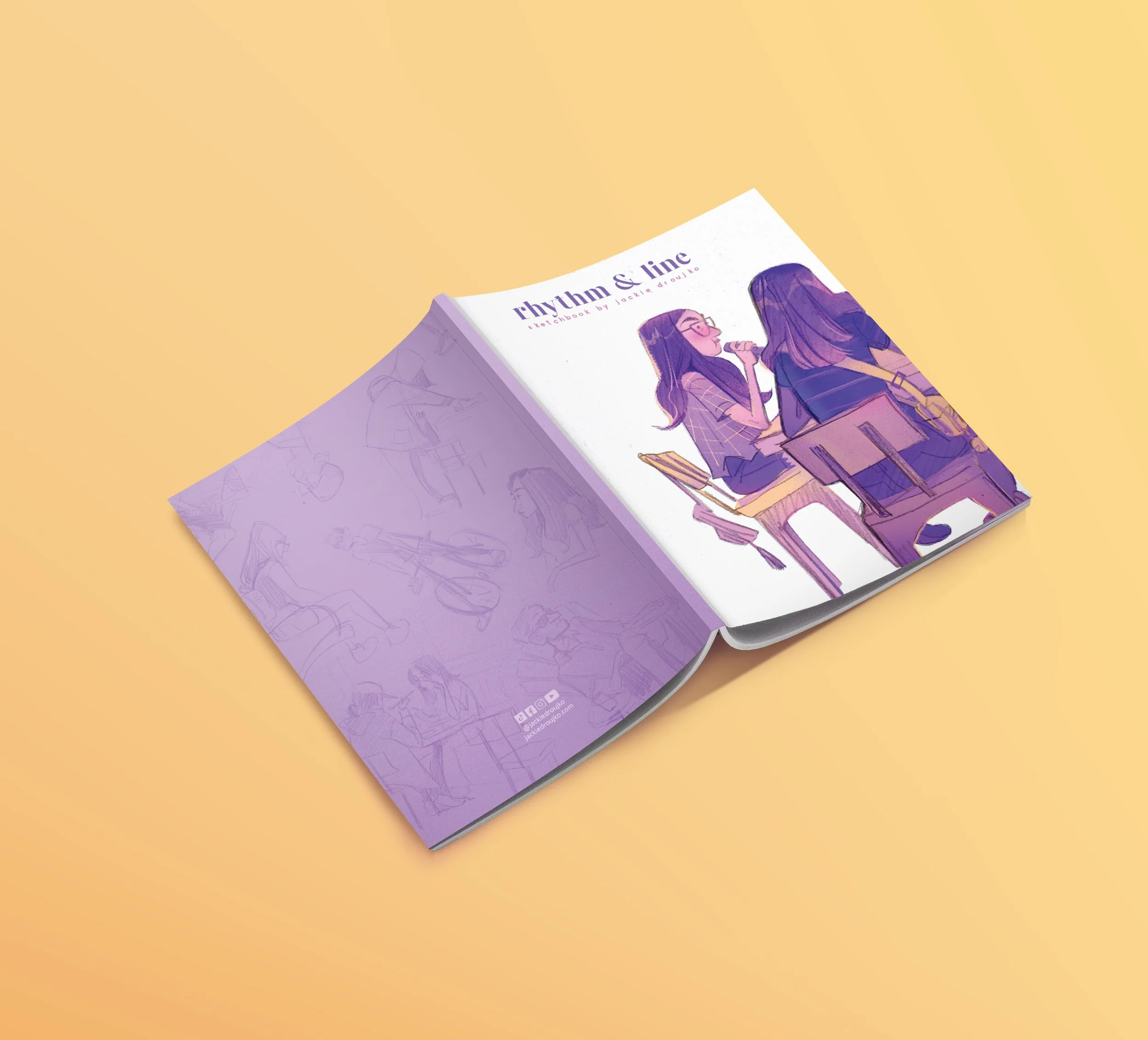 Rhythm & Line Art Book — Jackie Droujko