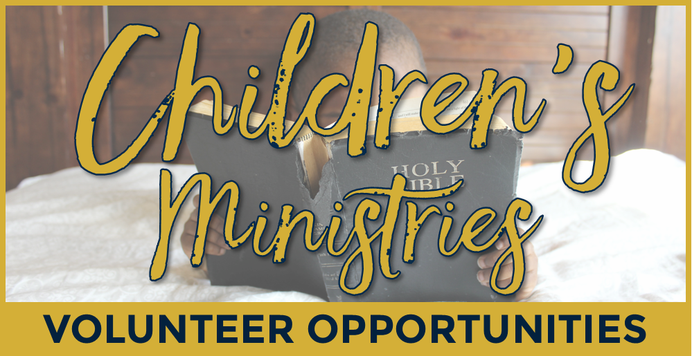 Children's Ministry Volunteers — Pine Valley Methodist Church