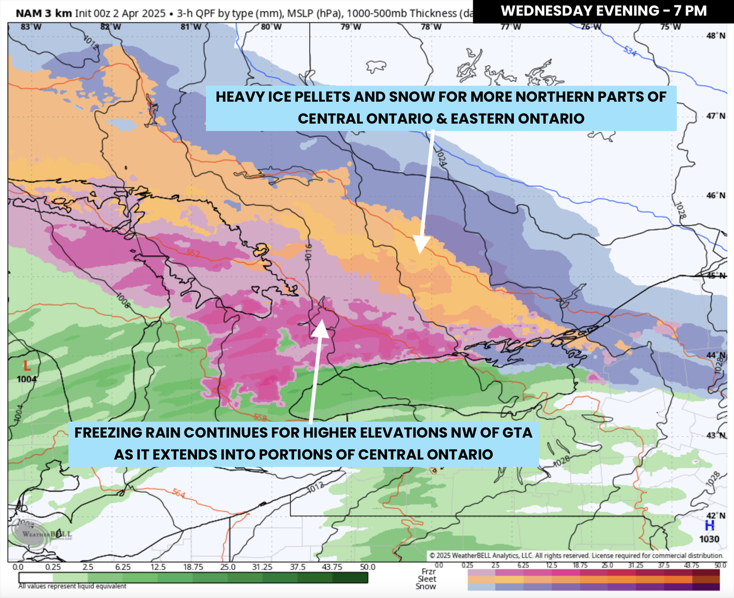 Mid-Week Freezing Rain Risk Threatens Southern Ontario After Last ...