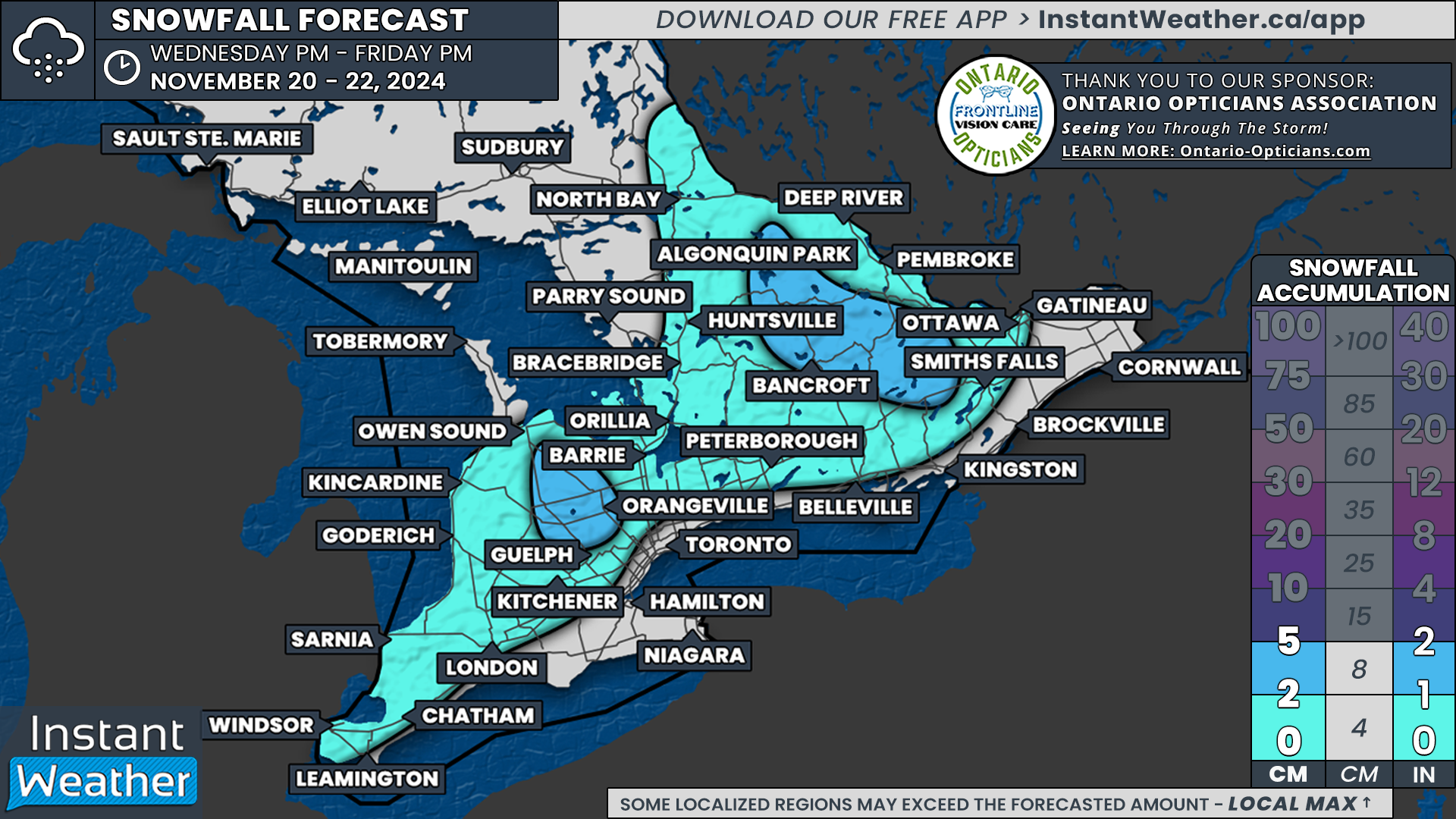 Your Weather Forecast for Ontario