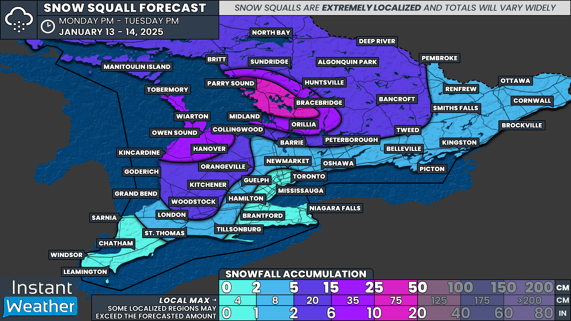Your Weather Forecast for Ontario