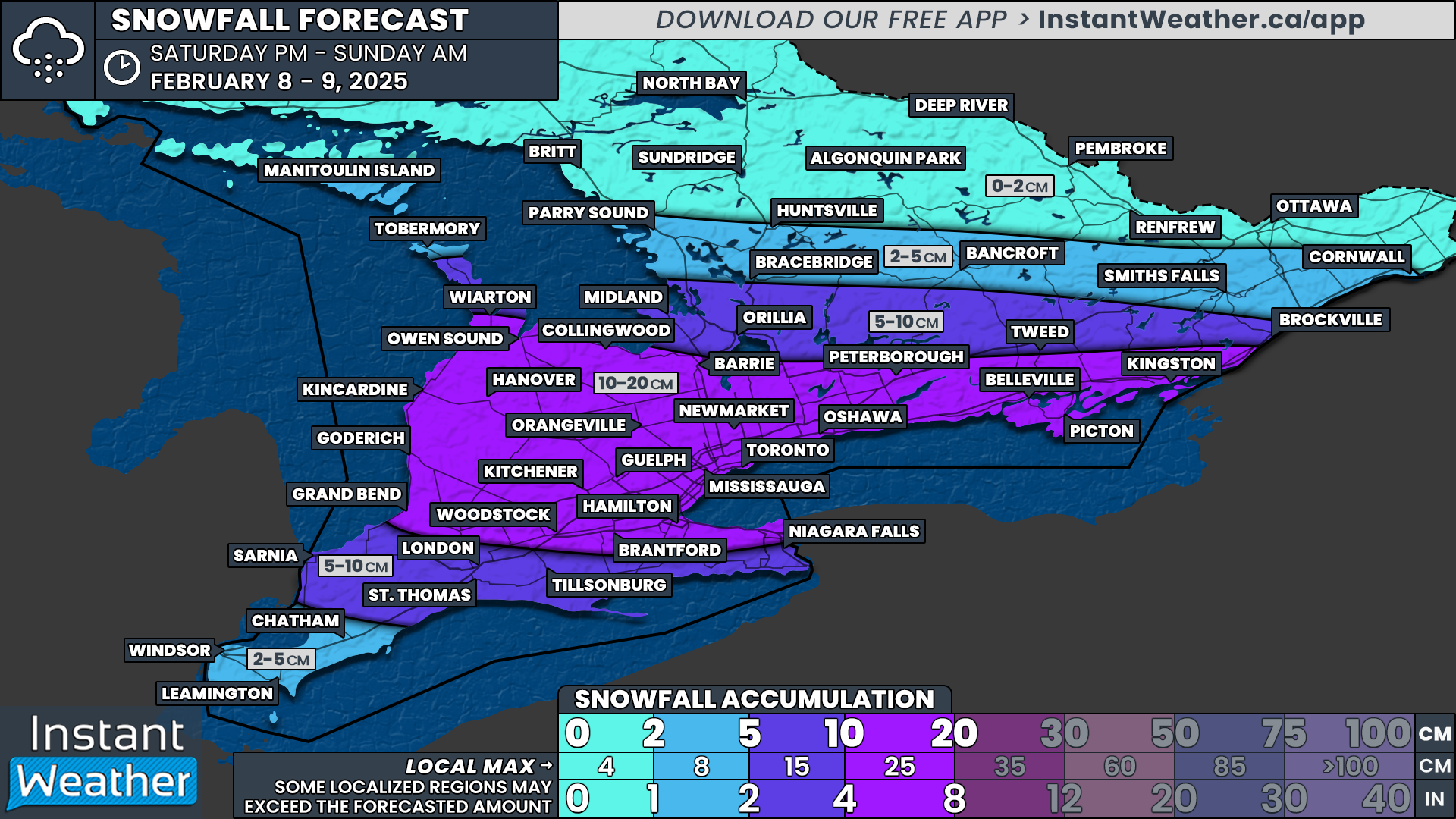 Your Weather Forecast for Ontario