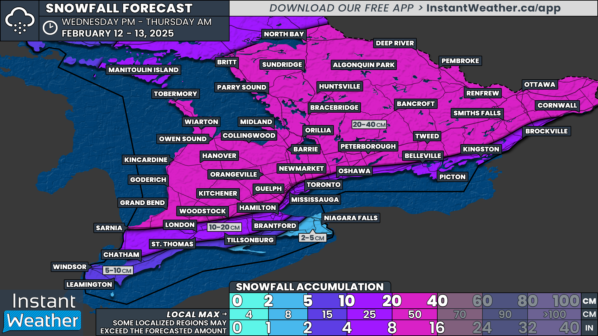 Your Weather Forecast for Ontario