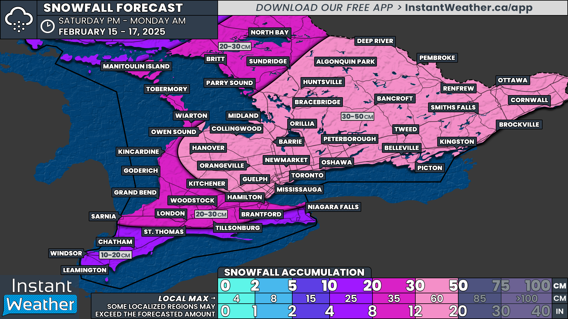 Your Weather Forecast for Ontario