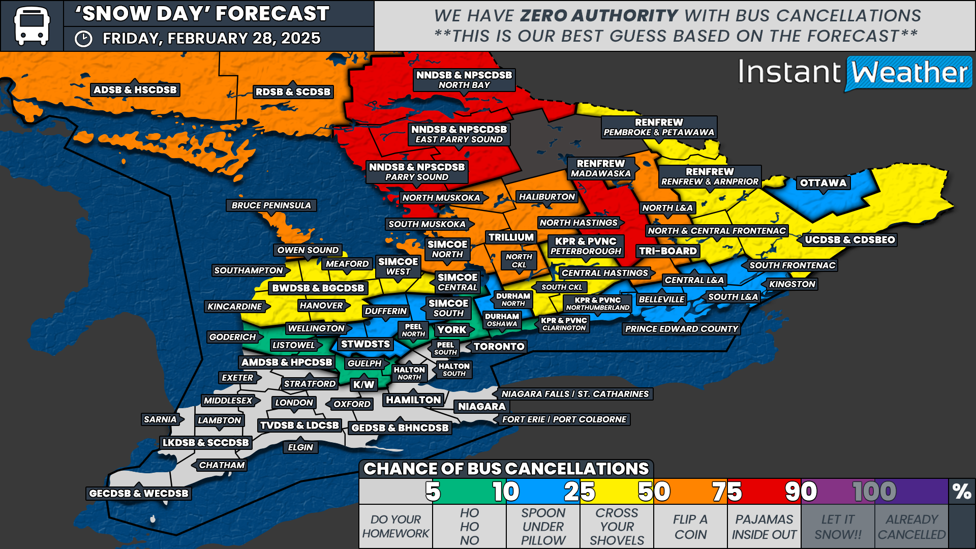 'Snow Day' Forecast: Threat of Extreme Cold and Snow Squalls Will Likely Cancel School Buses in ...
