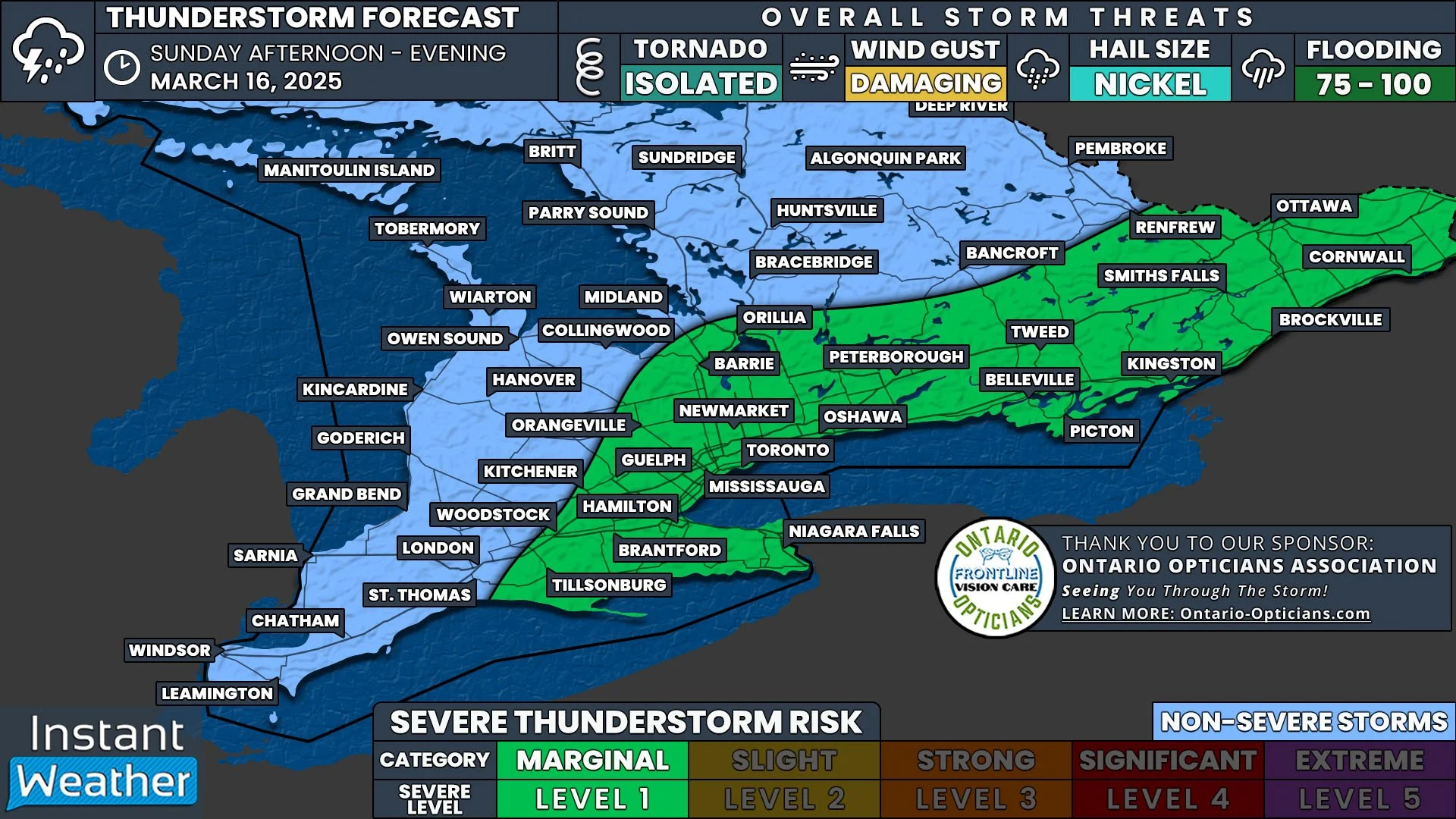 Your Weather Forecast for Ontario