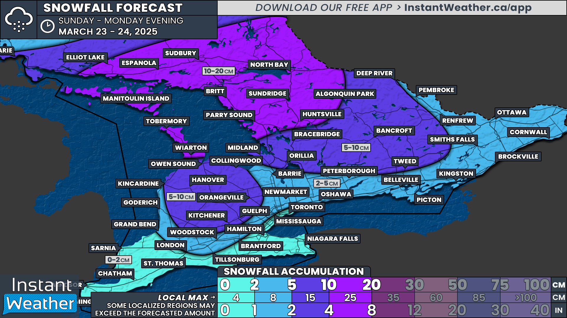 Your Weather Forecast for Ontario