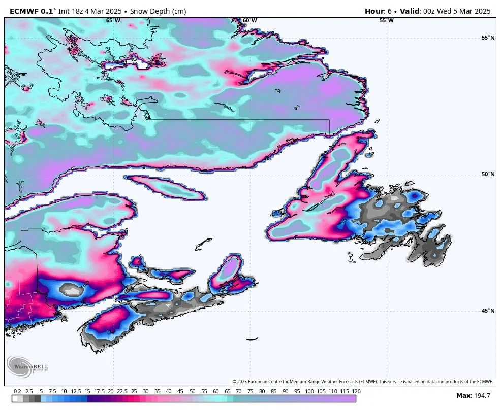 Threat of Localized Flooding & Freezing Rain Risk in New Brunswick with ...