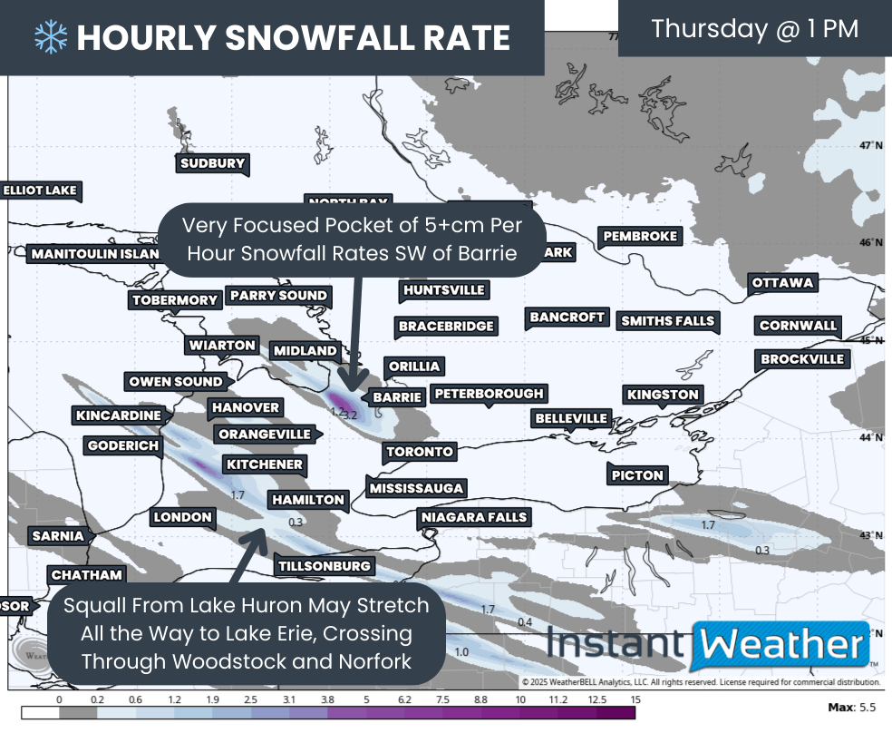 Barrie Area to Be Buried in Up to 40 to 75 cm of Snow on Thursday as ...