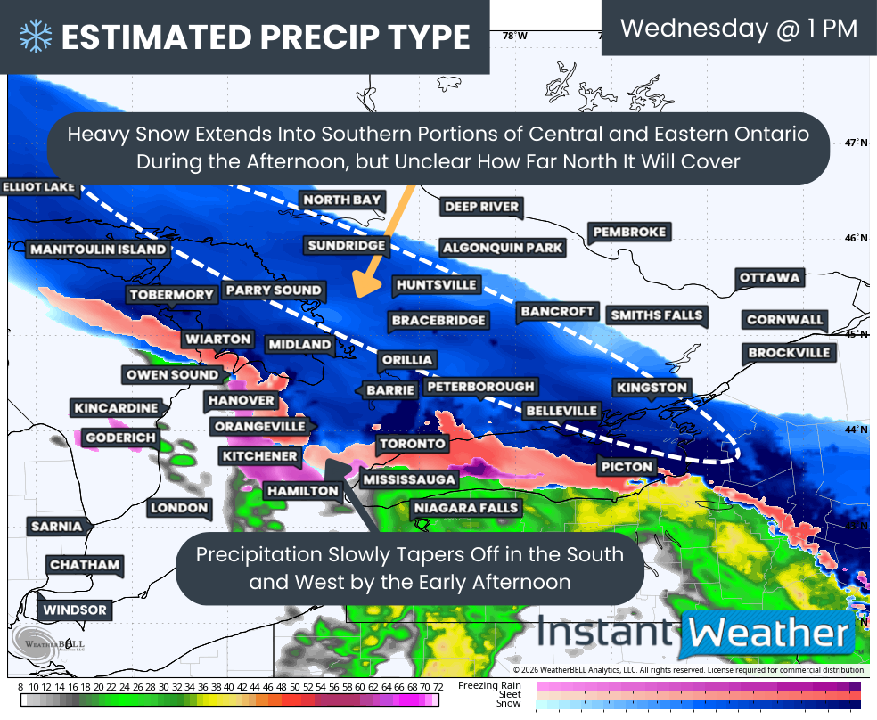 Significant Winter Storm for Toronto, Hamilton, Barrie, Kitchener ...