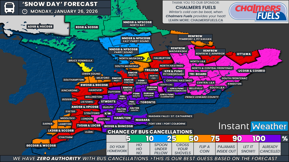 ‘Snow Day’ Forecast: Many School Bus Cancellations & School Closures ...