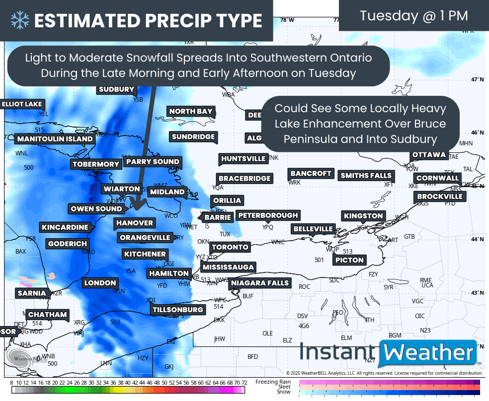 Back-to-Back Clippers To Deliver Up to 20cm of Snow Across Southern ...