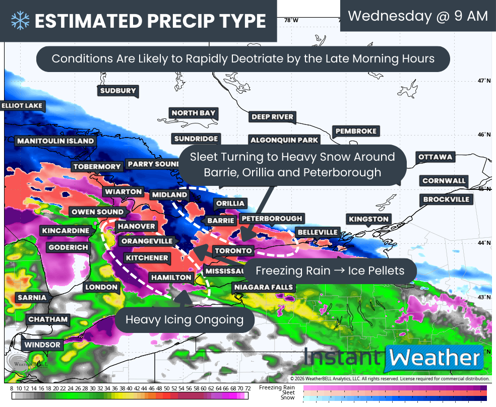 Significant Winter Storm for Toronto, Hamilton, Barrie, Kitchener ...