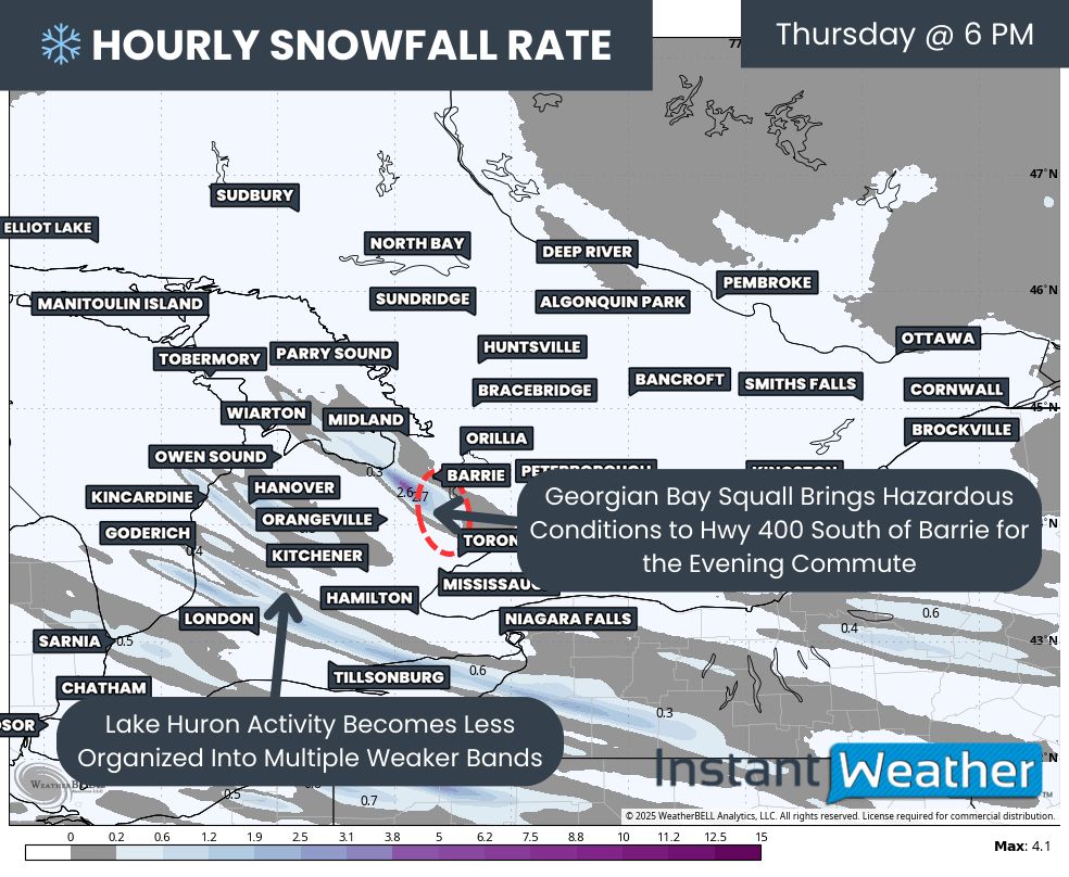 Barrie Area to Be Buried in Up to 40 to 75 cm of Snow on Thursday as ...