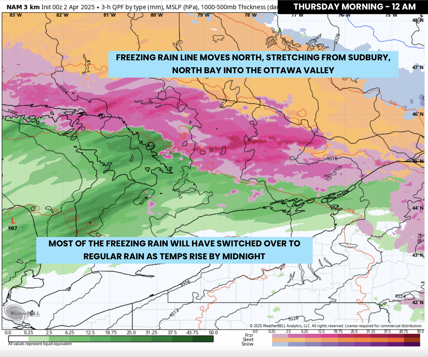 Mid-Week Freezing Rain Risk Threatens Southern Ontario After Last ...