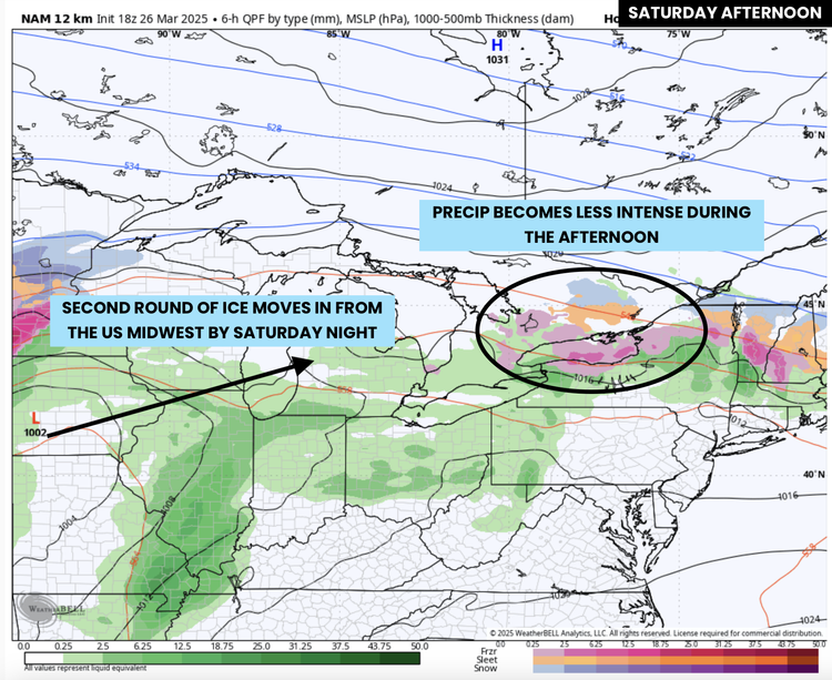 Potential Major Ice Storm Threat on the Horizon for Southern Ontario ...