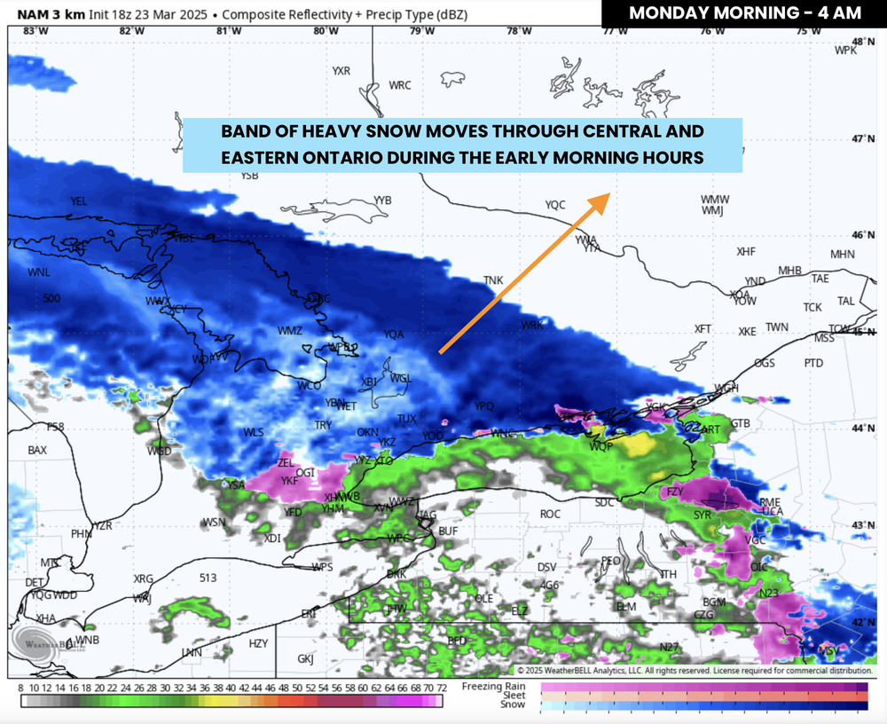 Spring Snowstorm Could Dump Up to 20cm of Snow on Parts of Southern ...
