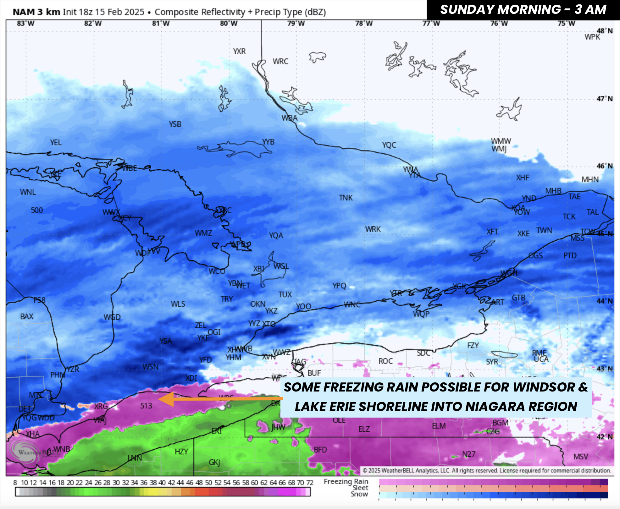 Strongest Snowstorm in Years to Bury Southern Ontario in Up to 50cm of ...