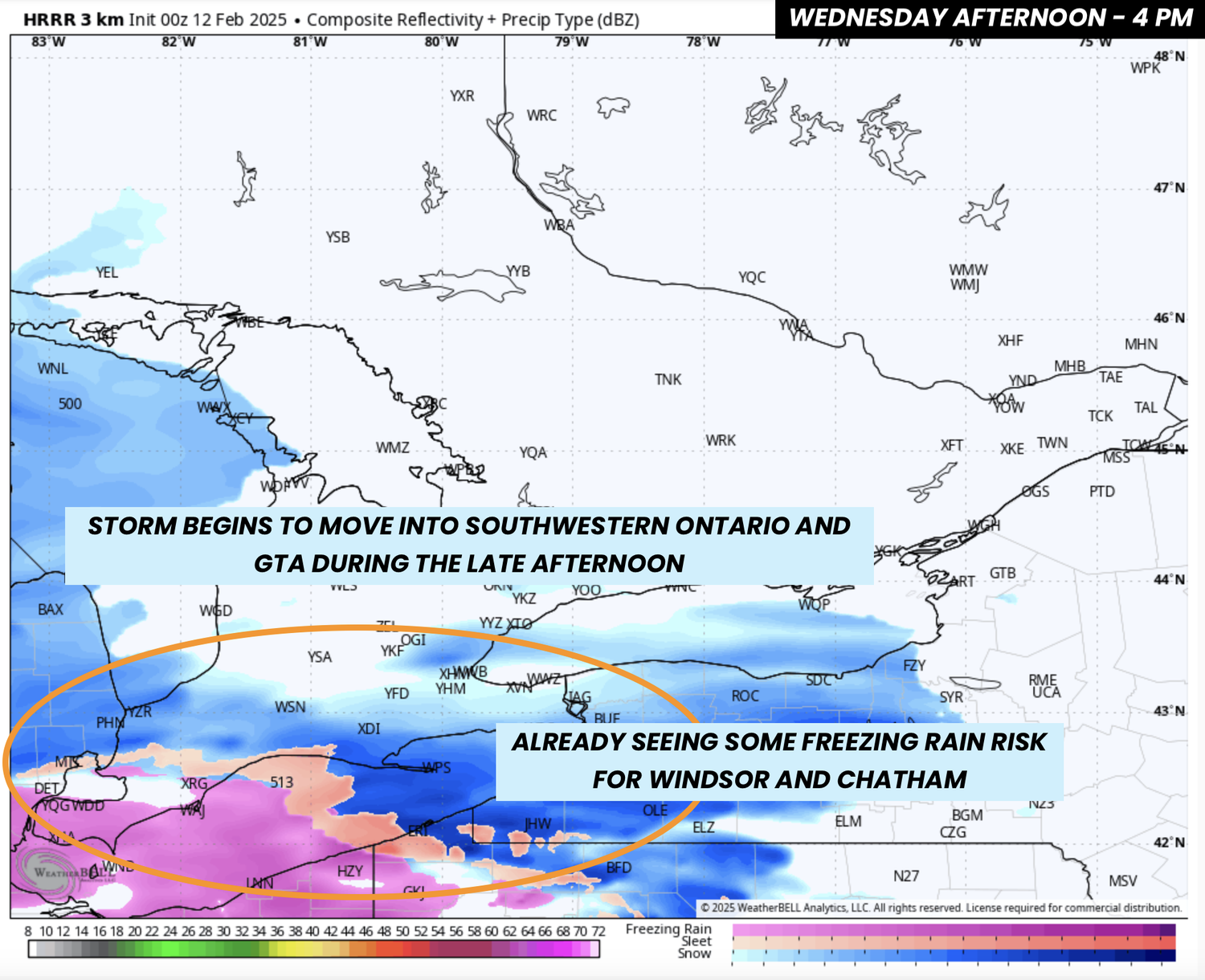 High Impact Winter Storm on the Way for Southern Ontario Starting ...