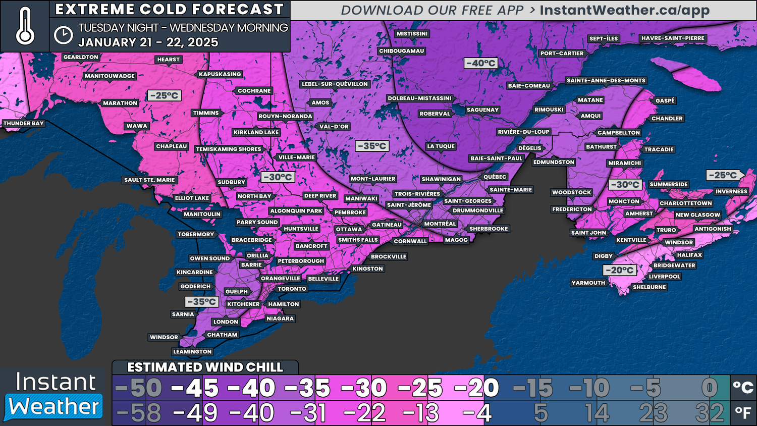 Arctic Blast Across Canada With Potentially Coldest Air in Years ...