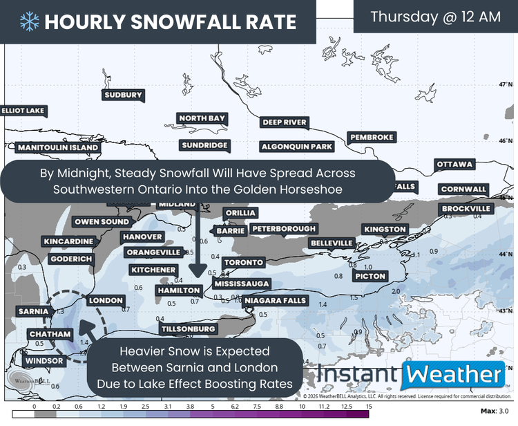 High-Impact Snowstorm to Disrupt Thursday Morning Commute for Toronto ...