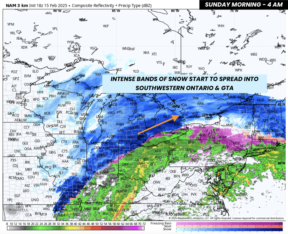 Strongest Snowstorm in Years to Bury Southern Ontario in Up to 50cm of ...