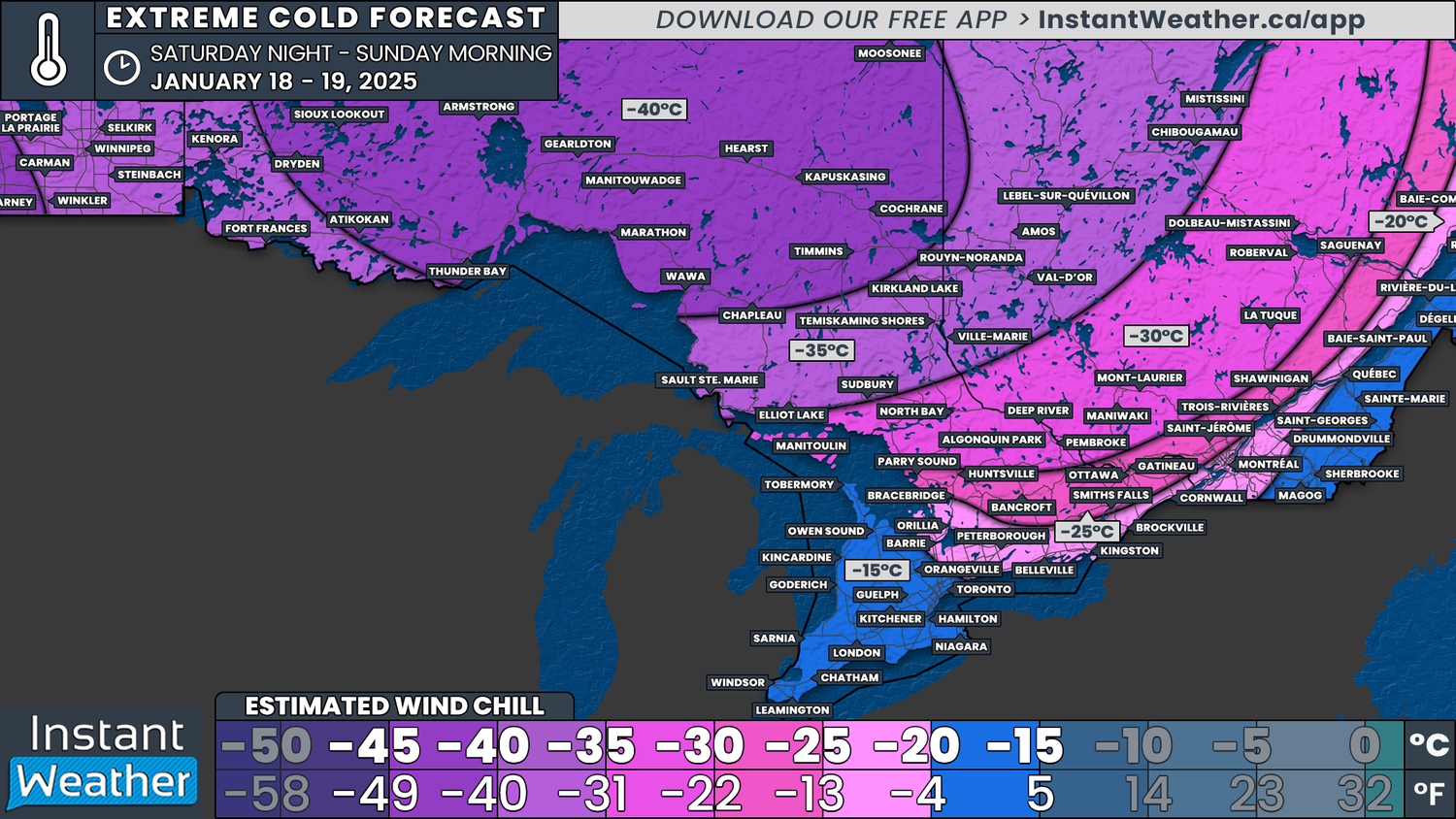 Arctic Blast Across Canada With Potentially Coldest Air in Years ...