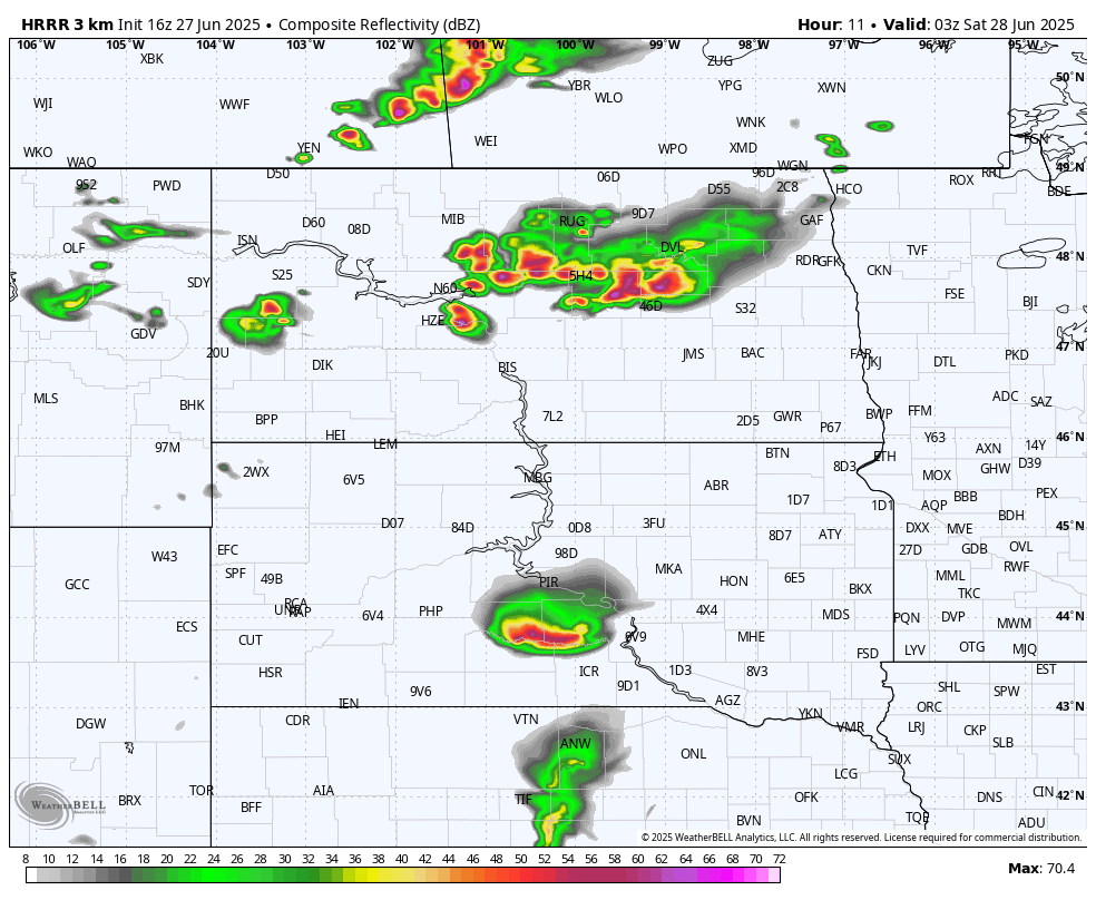 Severe Weather Threat Extends Across the Prairies Friday with Strong ...
