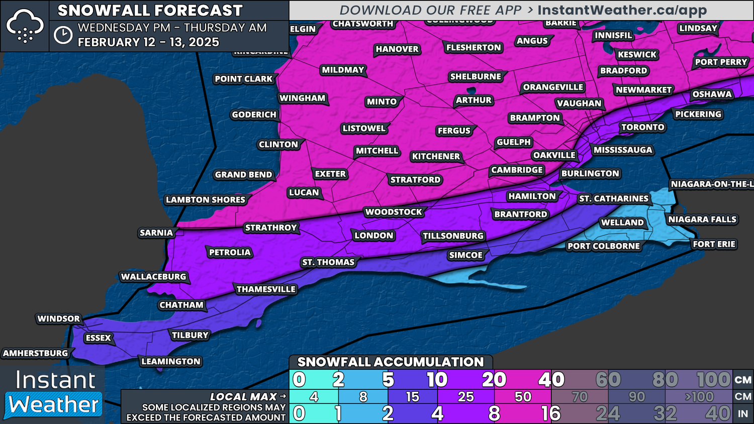 High Impact Winter Storm on the Way for Southern Ontario Starting ...