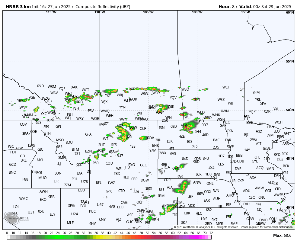 Severe Weather Threat Extends Across the Prairies Friday with Strong ...