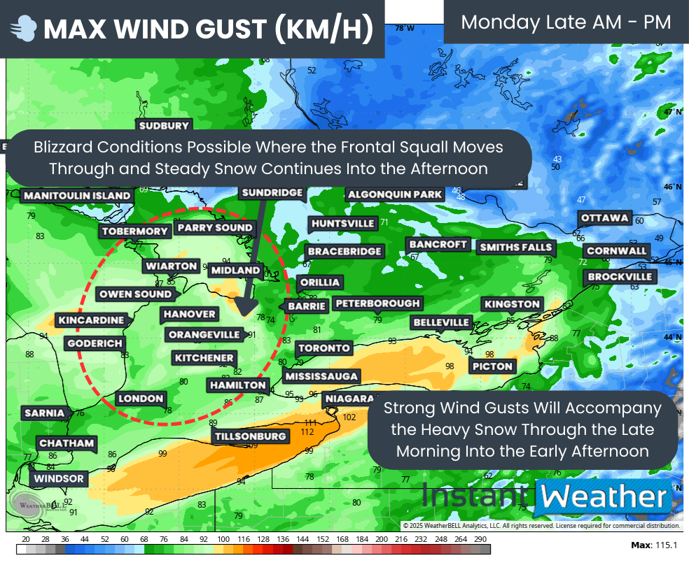 Powerful Wind Storm on Monday to Fuel Blizzard Conditions in Southern ...