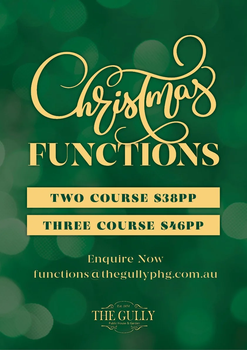 Events at The Gully PHG — The Gully Public House & Garden