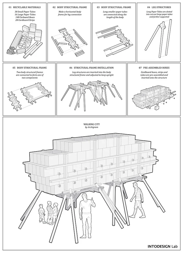 Archigram Walking City