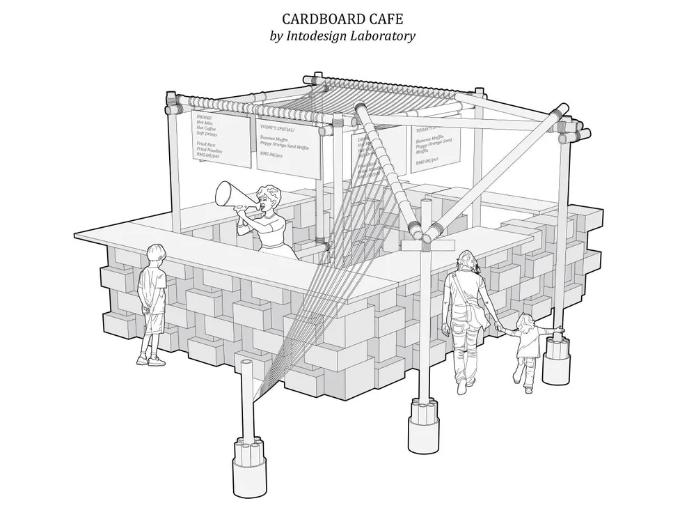 Cardboard Cafe — INTODESIGN Lab
