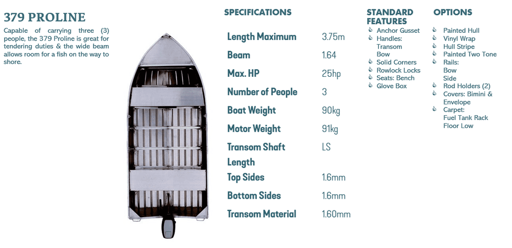 Stacer Prolines — Border Marine Centre