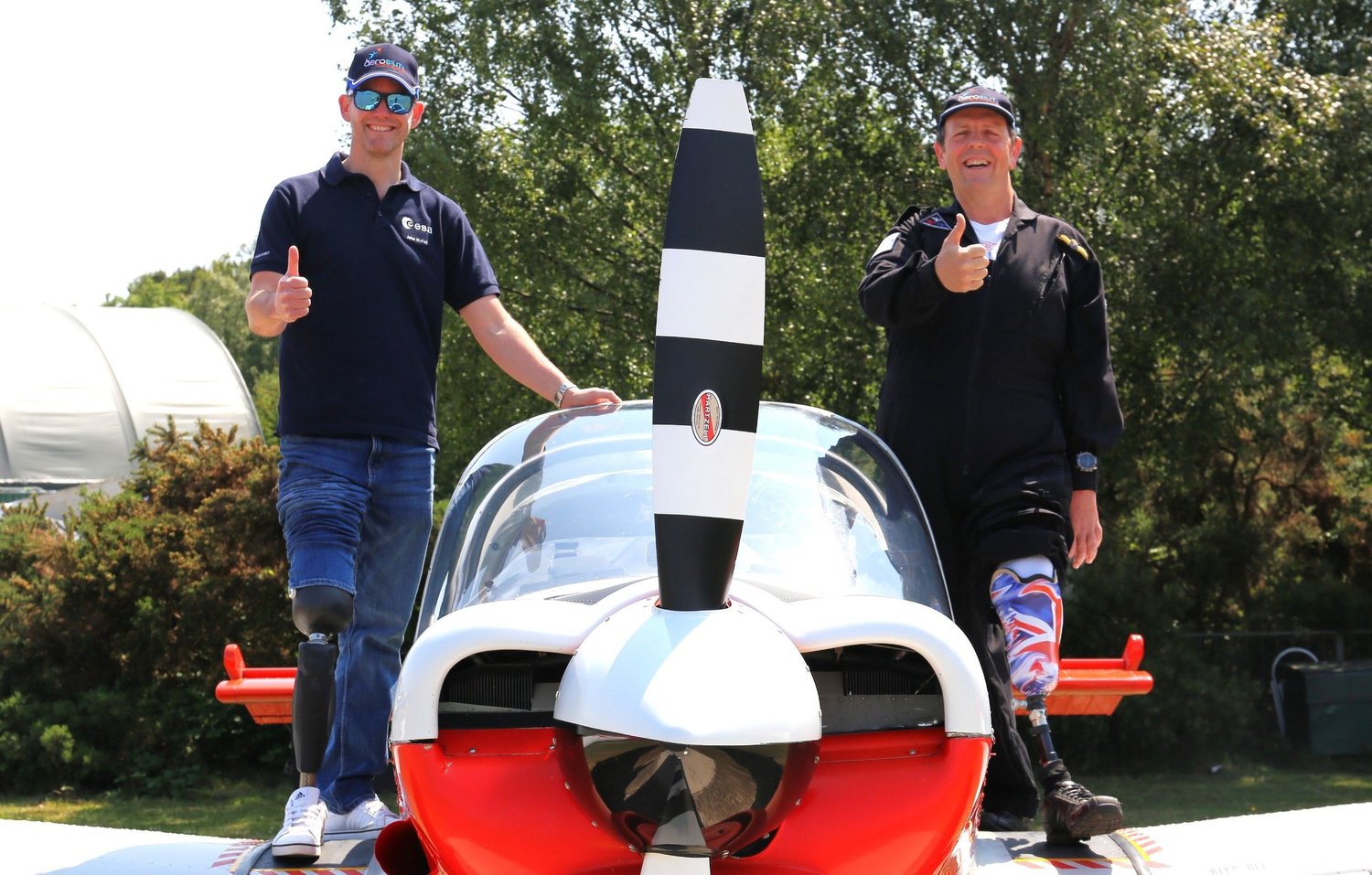 Aerobility supports John McFall in his journey heading towards space ...